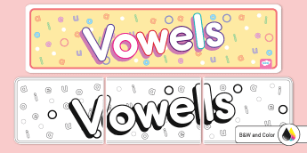 Alphabet Vowels and Consonants Charts | twinkl.com