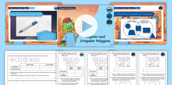 KS2 Properties of 2D Shapes - Primary Resources - Twinkl