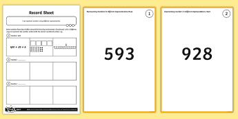 Representing Numbers Activities | twinkl.ca