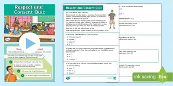 Respect and Consent Quizzes | twinkl.co.uk