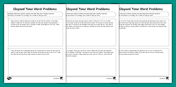 Elapsed Time Worksheets | twinkl.com