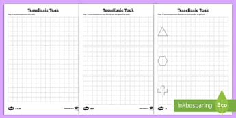 Tesselasies - Meetkunde - Wiskunde - Graad 4 Suid Afrika