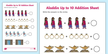 Activities, Games and Worksheets - Aladdin - Twinkl