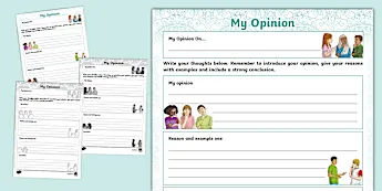 Opinion Essay Outline | Twinkl