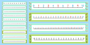 Number Lines Mathematics • Twinkl.ca