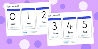 65 Digit Cards and Number Fans | Digit Fans Resources