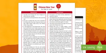 Chinese New Year Festivals | twinkl.ca