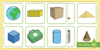 24 KS1 3D Shapes: Everyday Objects | Twinkl Maths - Twinkl