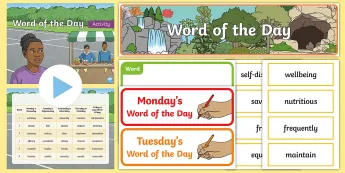 Summer Words of the Day | twinkl.com.au