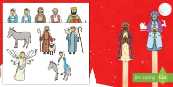 Christmas Nativity Scene • Twinkl.co.uk