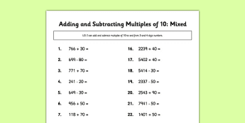 Arithmetic Worksheets | twinkl.co.uk