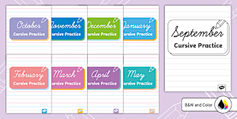 Third Grade Cursive Packs | twinkl.com