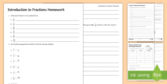 Maths Homework Activities | twinkl.co.uk