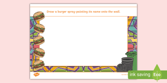 Burger Art Activities | twinkl.co.uk