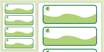 Green Labels | twinkl.co.uk