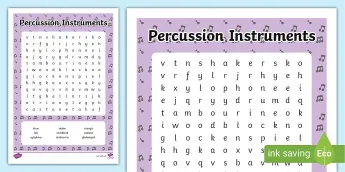 Percussion Instruments Music | twinkl.co.uk