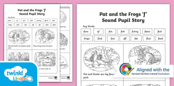 f - Pat and the Frogs eBooks - Phase 2 - Stage 5/6 Phonics - Linguistic