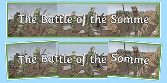 Battle of the Somme Resources | twinkl.co.uk