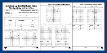 Coordinate Plane Rotations | twinkl.com