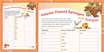 Antonyms Language • Twinkl.ca