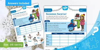 Snowman Puzzles | twinkl.co.uk