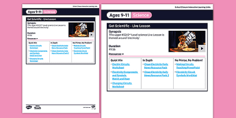 BBC Science Live Lessons | twinkl.co.uk