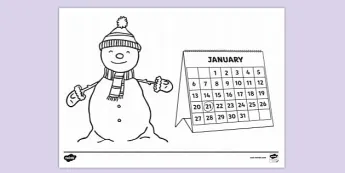 Snowman Colouring Sheets | twinkl.com.au
