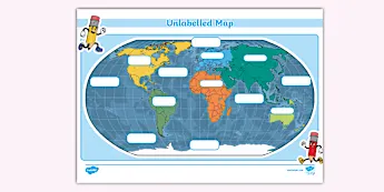 Continents Geography • Twinkl.ca