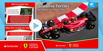Santander and Scuderia Ferrari | Teach F1 in School | Twinkl