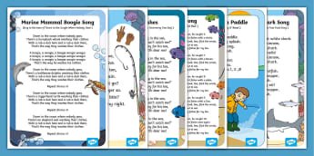 Under The Sea Nursery Rhymes and Songs Resources for EYFS