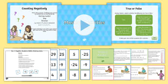 Year 5 Negative Numbers in Context KS2 Maths Resources