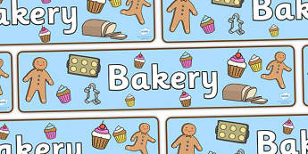 Bakery Role Play Primary Resources, baker, bread