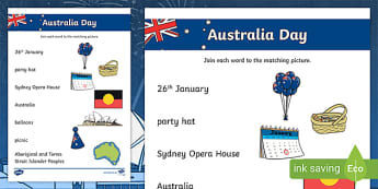 Australia Day Worksheets | Australia Day Templates - Twinkl