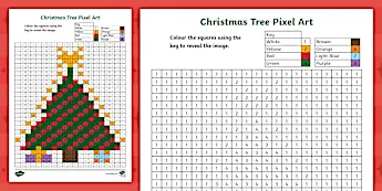 Christmas Pixel Arts | twinkl.com.au