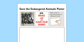 Endangered Animals Artworks | twinkl.ca