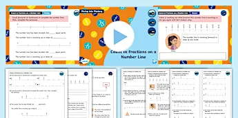 Number Line Fractions | twinkl.com.au