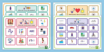 Communication Boards and Mats - Twinkl Symbols Resources
