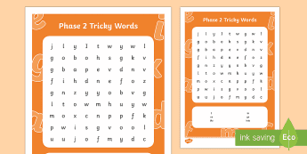 Phase 2 Phonics Words | twinkl.ca