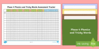 Letters and Sounds Phase 4 Weekly Planning Resources