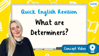 Determiners | Primary Resources | 'A' or 'An' - Twinkl