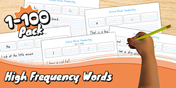 "Resources to Consolidate Spelling High Frequency Words