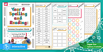 Year 2 High-Frequency Words Resources | Twinkl Parents 6-7