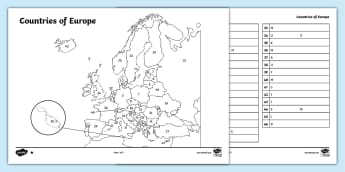 Europe Maps and Plans - Around the World - KS2 - Twinkl