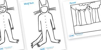 Colouring Pages Stories Primary Resources - , resource, Education