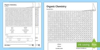 Organic Chemistry Topic Page | Beyond - Twinkl
