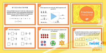 Year 4 Fractions - Primary Resources - Twinkl PlanIt