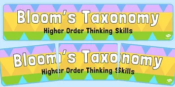 Bloom's Taxonomy Resources | twinkl.co.uk
