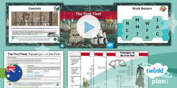 Year 4 HASS Unit | The First Fleet - Primary Resources