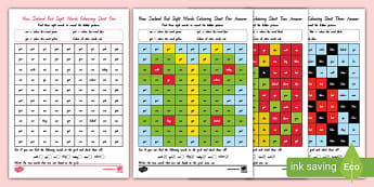 Sight Words - English - Years 3 - 4 - New Zealand - Twinkl