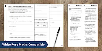 Standard Form Worksheets | twinkl.co.uk
